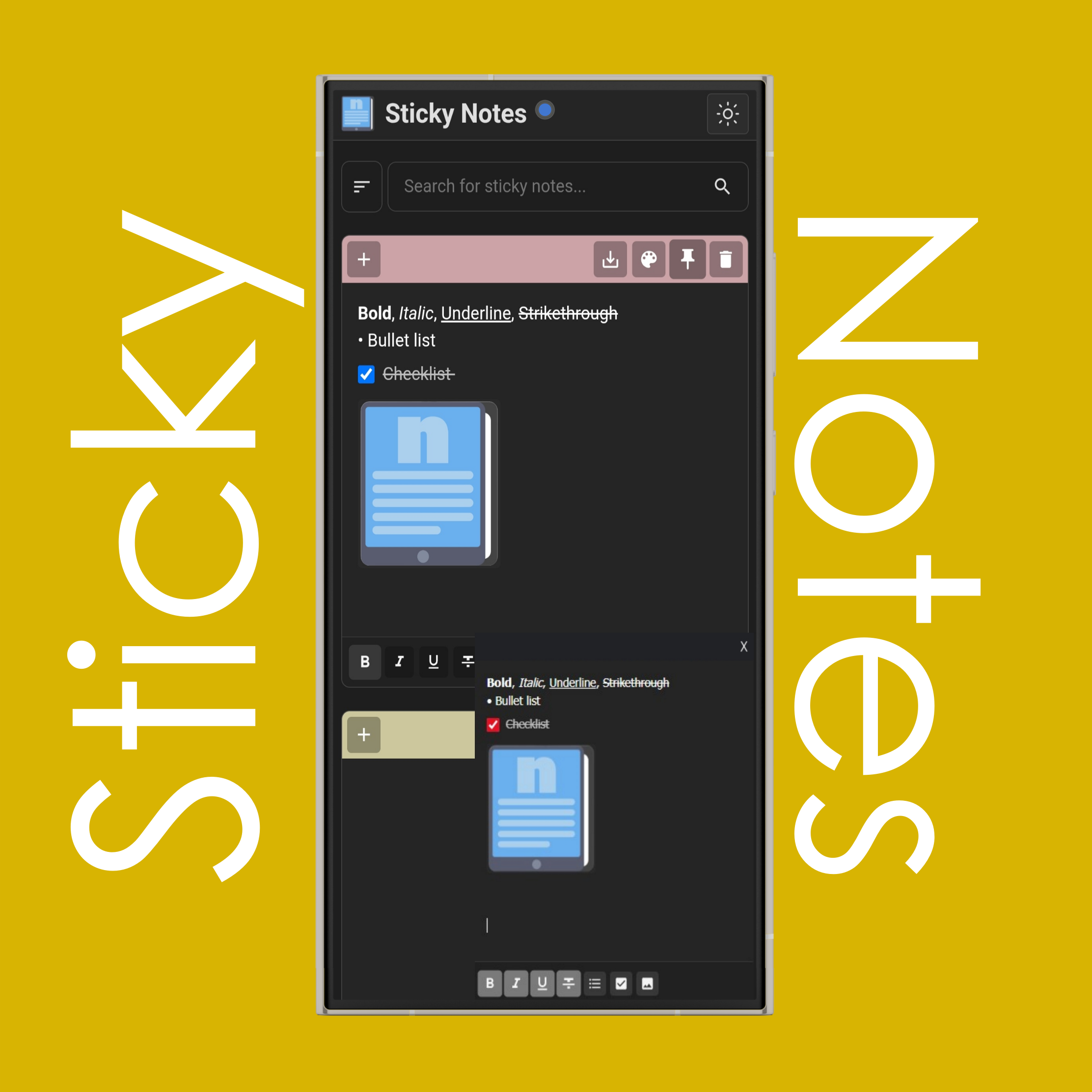 Online Sticky Notes - Write Reminders & Pin on Top for Free