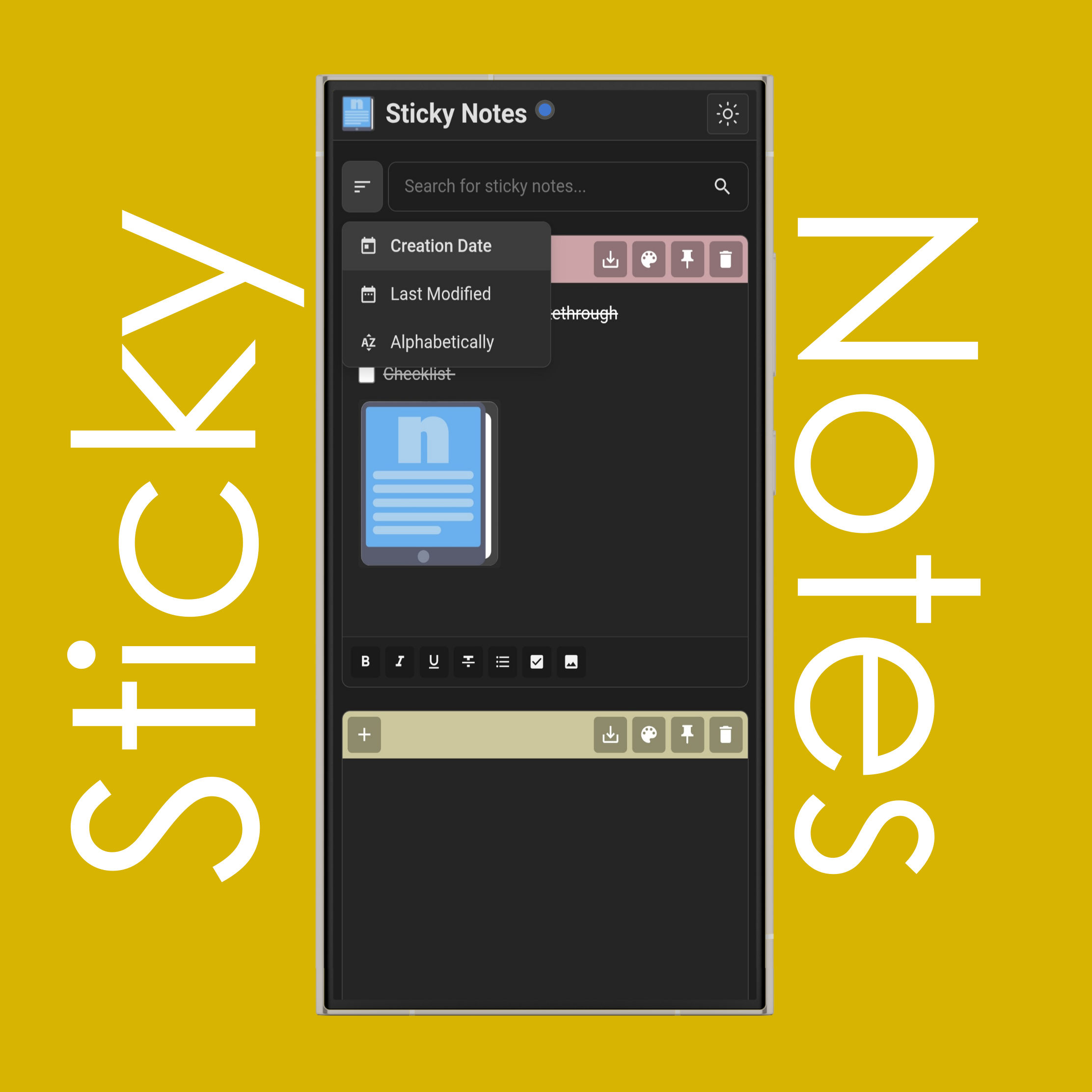 Online Sticky Notes - Write Reminders & Pin on Top for Free