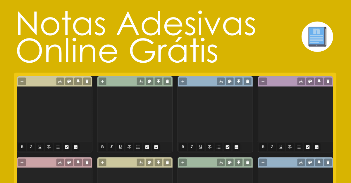 Bloco de Notas Online - Ferramentas de Nota e Produtividade Grátis